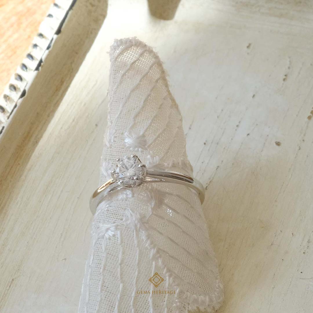 Blooming sweet wedding ring (RWG532(s)) – Gems Heritage